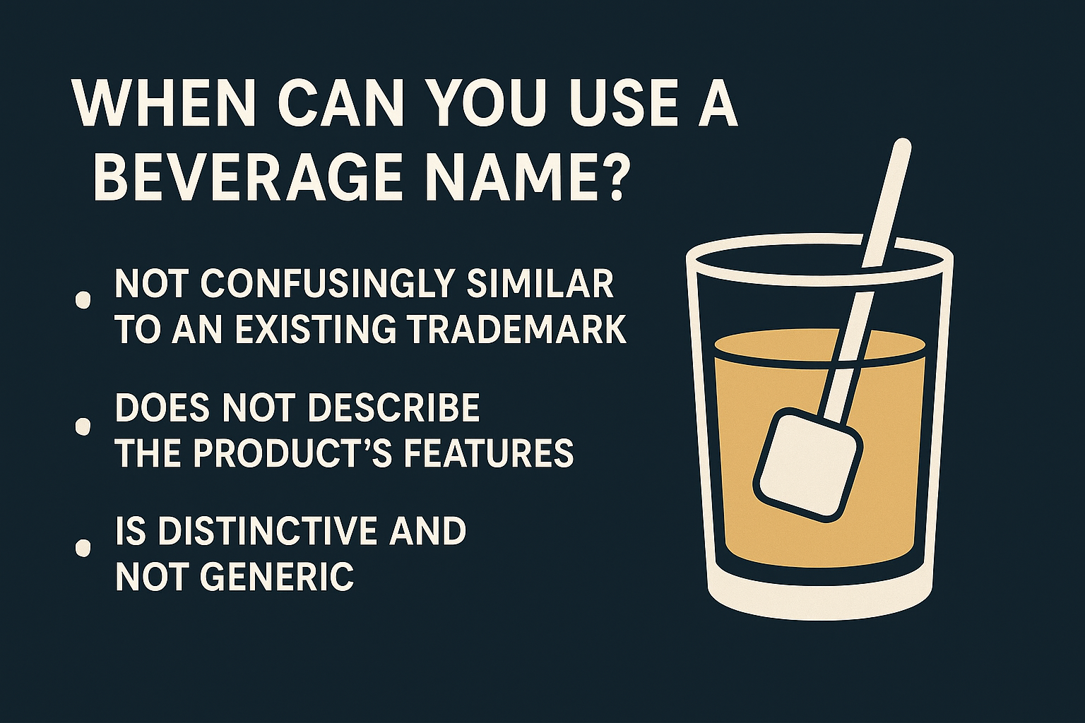 Can You Trademark a Cocktail? | Legal Rules for Bars & Beverage Brands