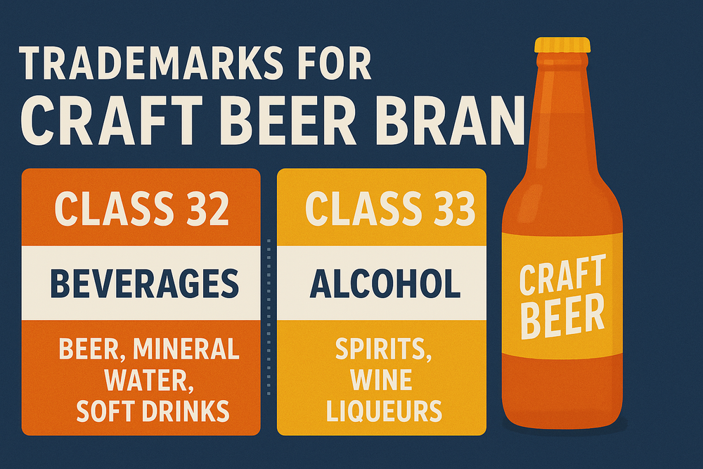 Craft Beer Trademark Guide | Class 32 vs Class 33 Explained